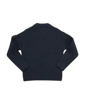 Stone Island Teen Logo-patch Sleeve Jumper