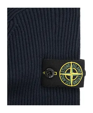Stone Island Teen Logo-patch Sleeve Jumper