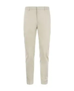 PT TORINO Logo Casual Pants - Nude