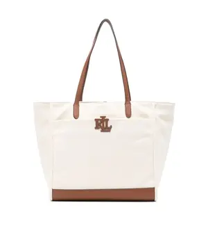 Ralph Lauren Cmryn Logo Large Tote Bag - White