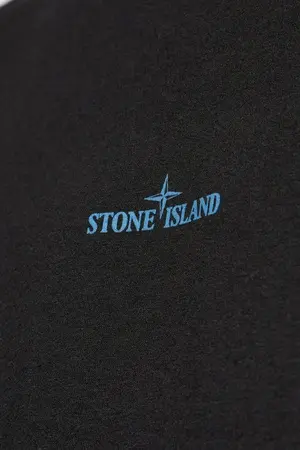 Stone Island Logo Printed Crewneck T-shirt