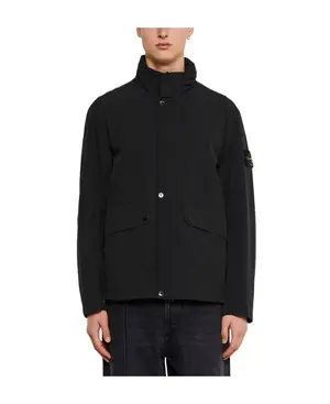 Stone Island Logo Patch Hooded Jacket
