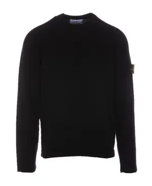 Stone Island Compass-motif Wool-blend Jumper