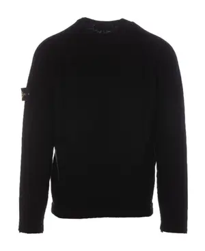 Stone Island Compass-motif Wool-blend Jumper