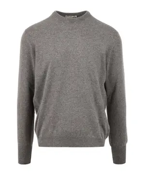 BALLANTYNE Round Neck Sweater - Gray