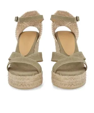 CastaÑer Bruna Ankle-strap Wedge Espadrilles