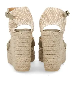 CastaÑer Bruna Ankle-strap Wedge Espadrilles
