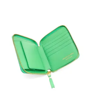 Comme Des Garçons Logo Zipper Wallet