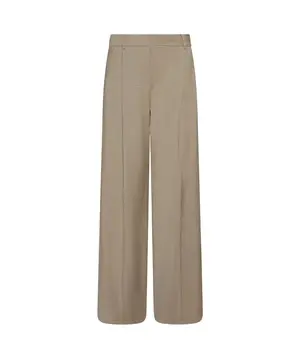 Marella Wide-fit Twill Trousers - Laurel