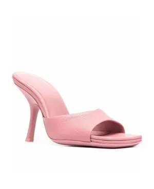 By Far Square-headed High-heeled Sandals