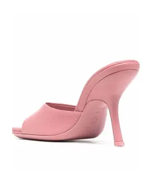 By Far Square-headed High-heeled Sandals