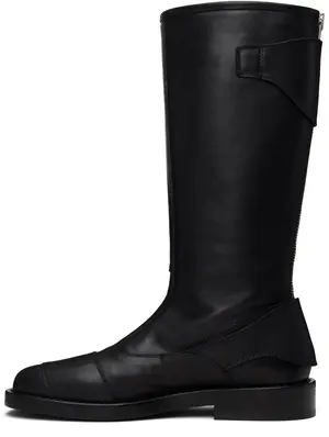 ANN DEMEULEMEESTER Balo High Top Motorcycle Boots