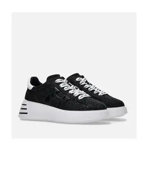 Hogan Crystal-embellished Lace-up Low-top Sneakers