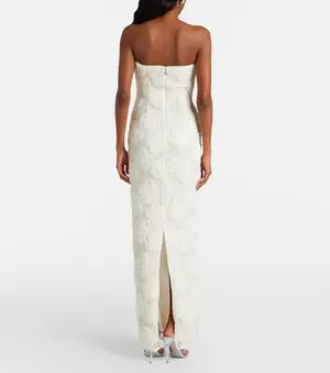 ROTATE BY BIRGER CHRISTENSEN Floral Mesh Gown