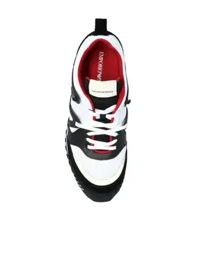 Emporio Armani Panelled Logo-print Sneakers