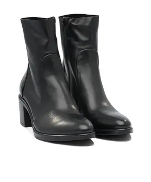 STRATEGIA Chunky High-heeled Ankle Boots