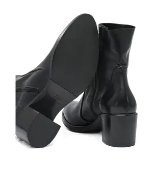 STRATEGIA Chunky High-heeled Ankle Boots