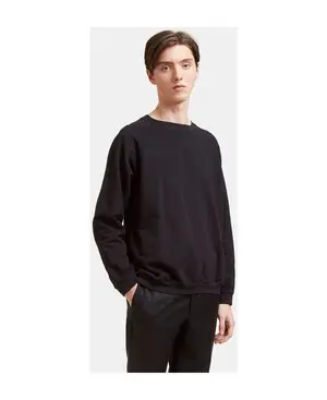 AIEZEN Crew Neck Sweatshirt - Black