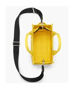 Marc Jacobs Logo Printed Zip-up Small Tote Bag