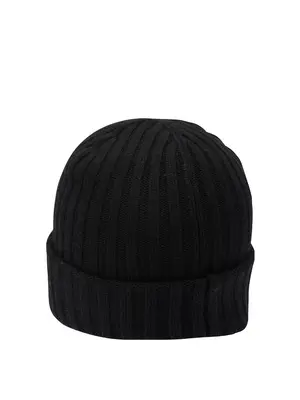 GANNI Logo Embroidered Beanie