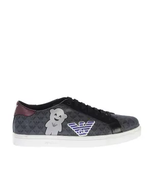Emporio Armani Low-top Sports Shoes - Black
