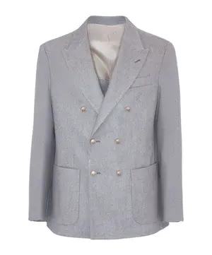 Eleventy Double-breasted Jacket