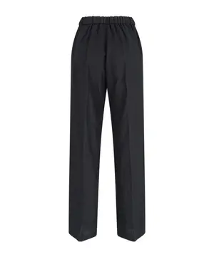 Aspesi Elasticated Straight-leg Trousers