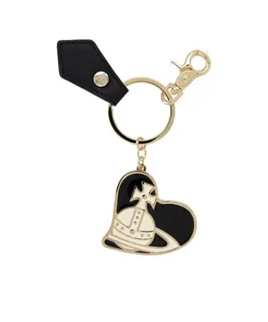 VIVIENNE WESTWOOD Heart Key Ring - Black