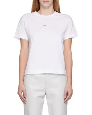 A.p.c. Logo Printed Crewneck T-shirt