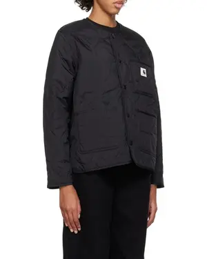 Carhartt Work In Progress Logo Patch Quilted Padded Jacket