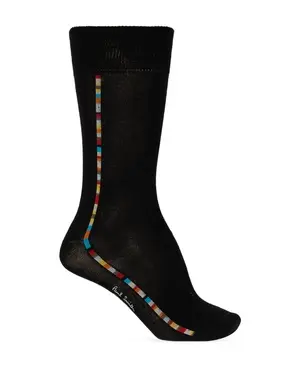 Paul Smith Pack Of Three Stripe Detailed Socks