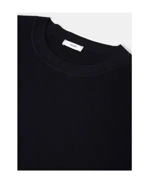 AIEZEN Slim Fit Wool Blend Crew Neck Sweatshirt