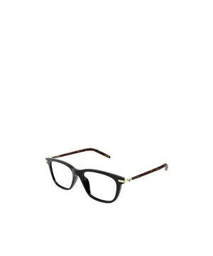 Montblanc Eyewear Rectangular Frame Glasses - Black