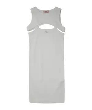 Liu Jo Cut-out Sleeveless Dress - White