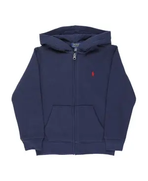 Polo Ralph Lauren Embroidered Pony Zip-up Hoodie - Blue