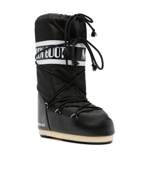 Moon Boot Icon Logo Printed Lace-up Boots