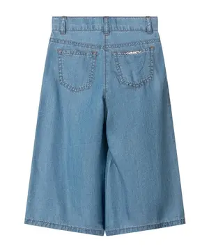 TWINSET Belted Wide-leg Trousers - Blue