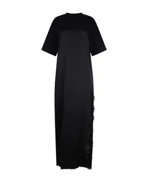 MSGM Logo-print T-shirt Maxi Dress
