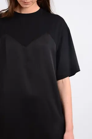 MSGM Logo-print T-shirt Maxi Dress