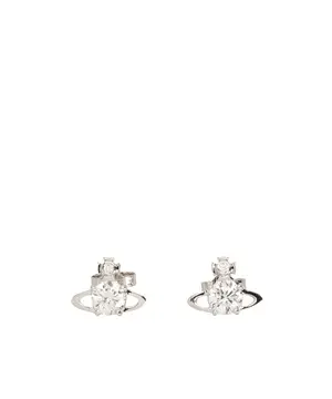 VIVIENNE WESTWOOD Logo Earrings - White
