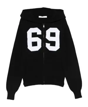 Gimaguas Zipper Cardigan - Black