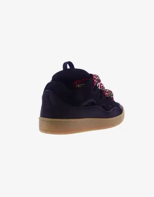 LANVIN Round Toe Lace-up Sneakers