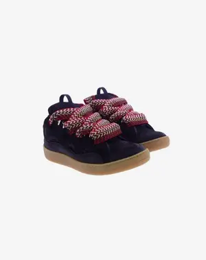 LANVIN Round Toe Lace-up Sneakers