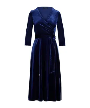Ralph Lauren Wrap Mid-length Dress - Black