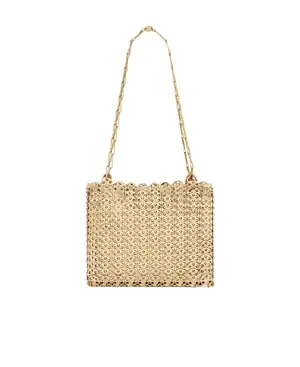 Rabanne Chain Shoulder Bag - Nude