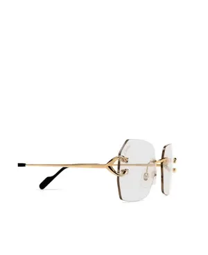 Cartier Rectangle Frame Glasses