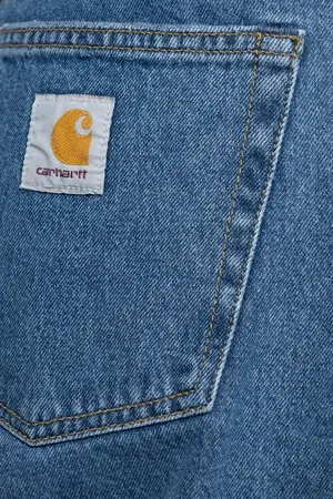Carhartt Work In Progress Logo Patch Wide Leg Jeans