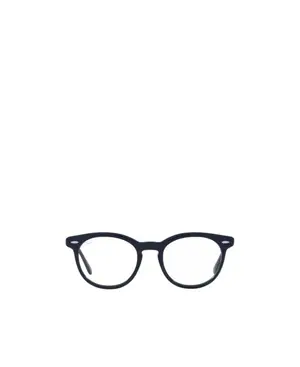 Ray-ban Rb2180v Round-frame Glasses - Black