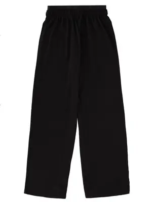 DIESEL® Logo Waistband Drawstring Wide Leg Pants