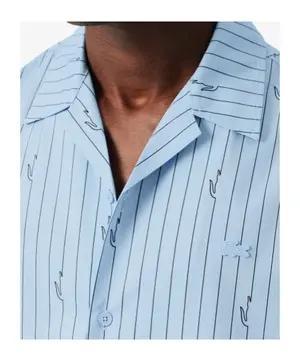 Lacoste Relaxed Fit Print Twill Shirt
